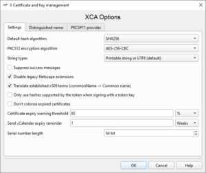 Manage your own PKI with XCA – sandon.it