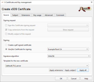 Manage your own PKI with XCA – sandon.it